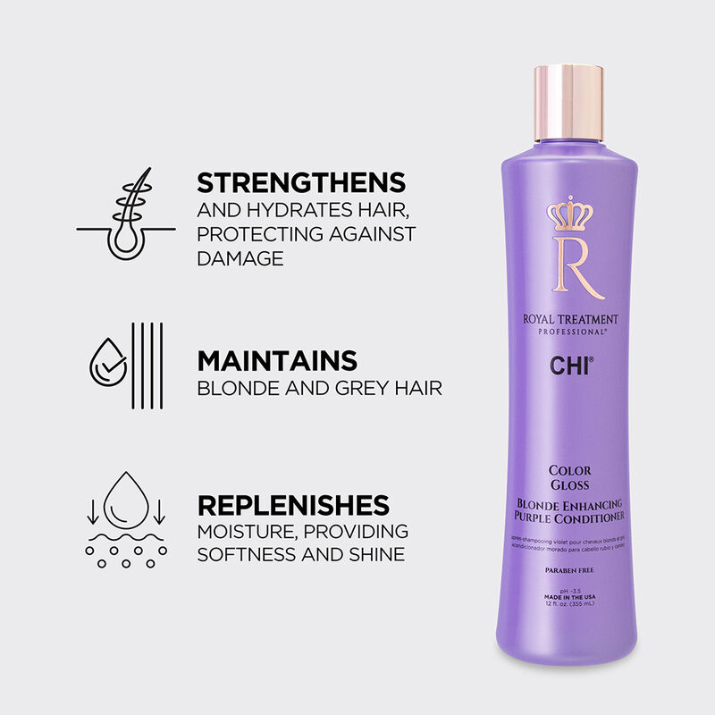 Royal Treatment Color Gloss Blonde Enhancing Purple Conditioner