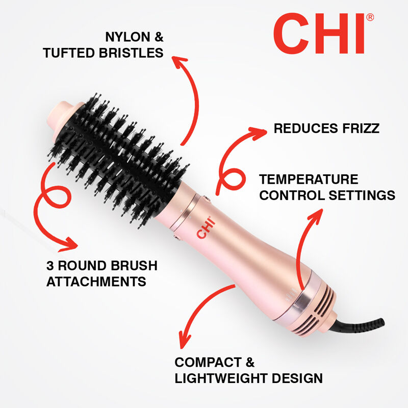 Round Rose Gold Blowout Brush | CHI Haircare